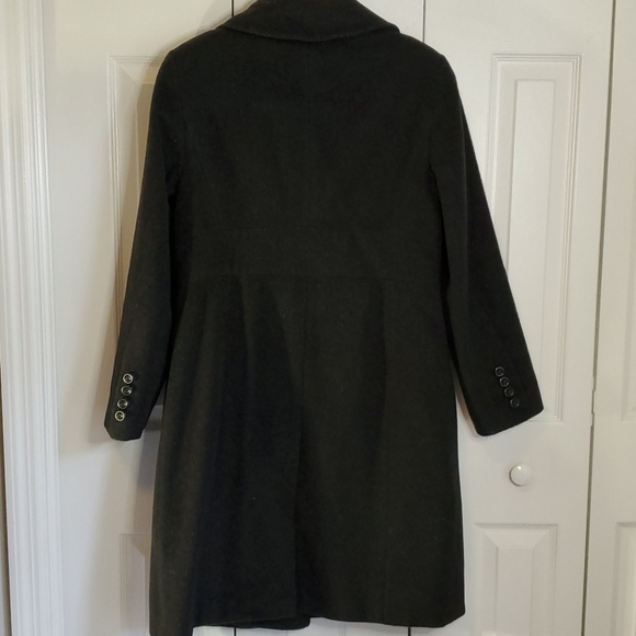 Larry Levine | Jackets & Coats | Larry Levine Charcoal Wool 34 Length ...